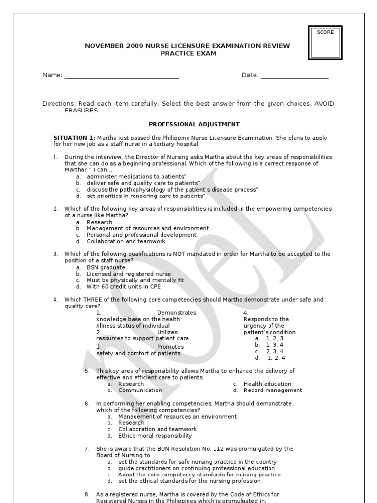 Professional Adjustment | PDF | Nursing | Medical Ethics