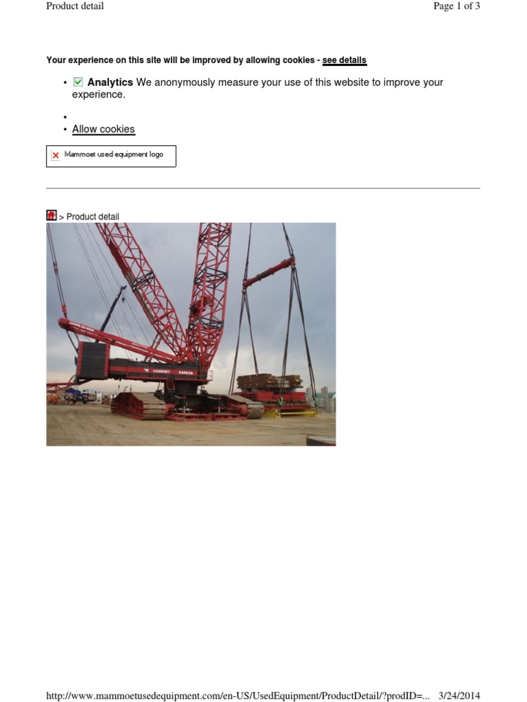 Demag CC 4800-3 Specifications | PDF