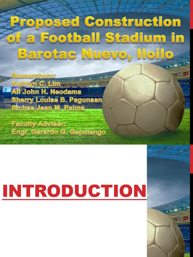 Barotac Nuevo Stadium Proposal Details | PDF | Stadium | Business