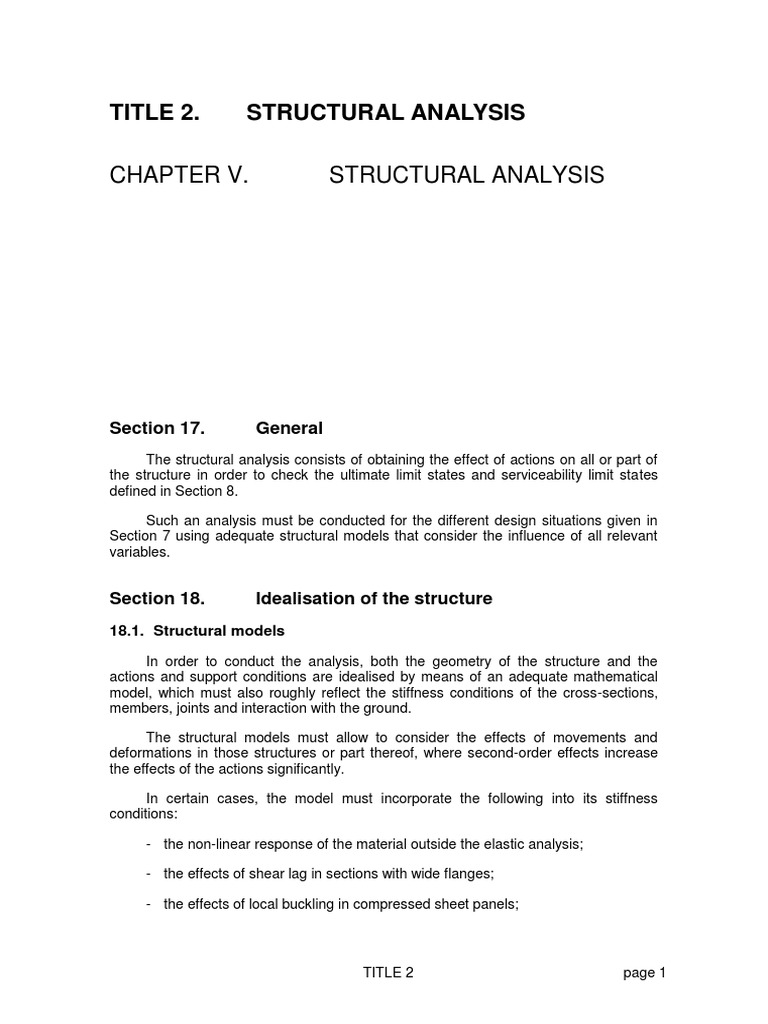 Structural Analysis | Download Free PDF | Deformation (Engineering ...