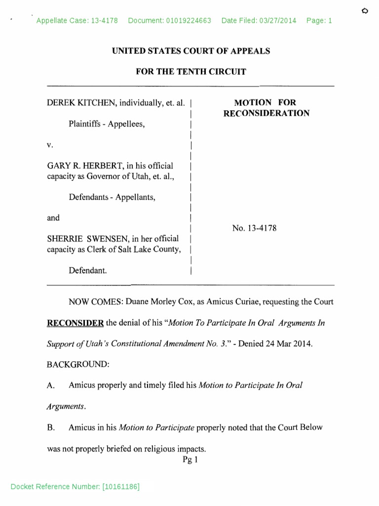 United States Court of Appeals For The Tenth Circuit | PDF | Amicus ...