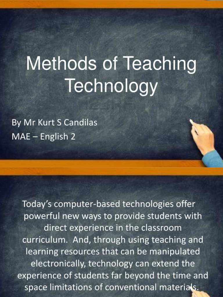 Effective Technology Teaching Methods | PDF | Classroom | Graphics