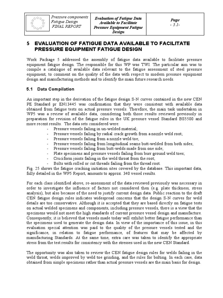 Fatigue Design | PDF | Fatigue (Material) | Strength Of Materials