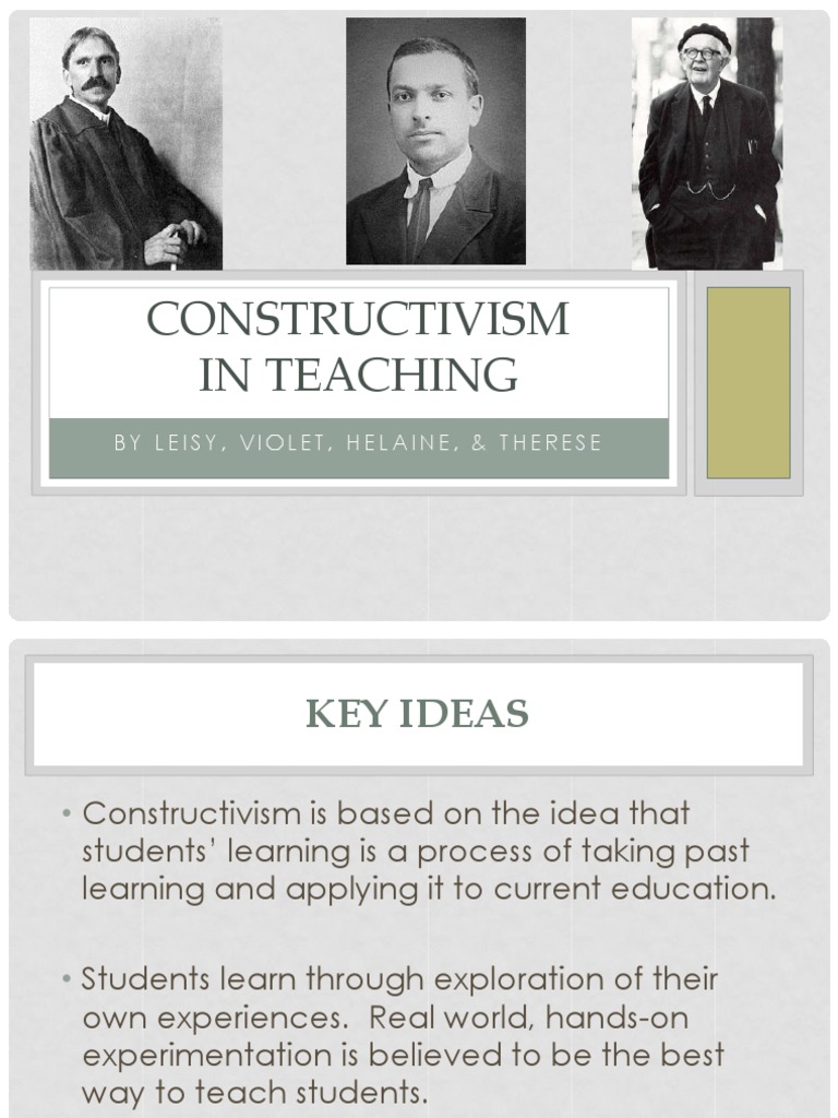 Constructivism | PDF | Constructivism (Philosophy Of Education) | Learning
