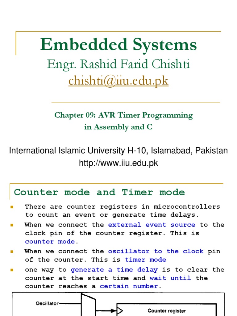 AVR Timer Programming Guide | PDF | Timer | Microcontroller