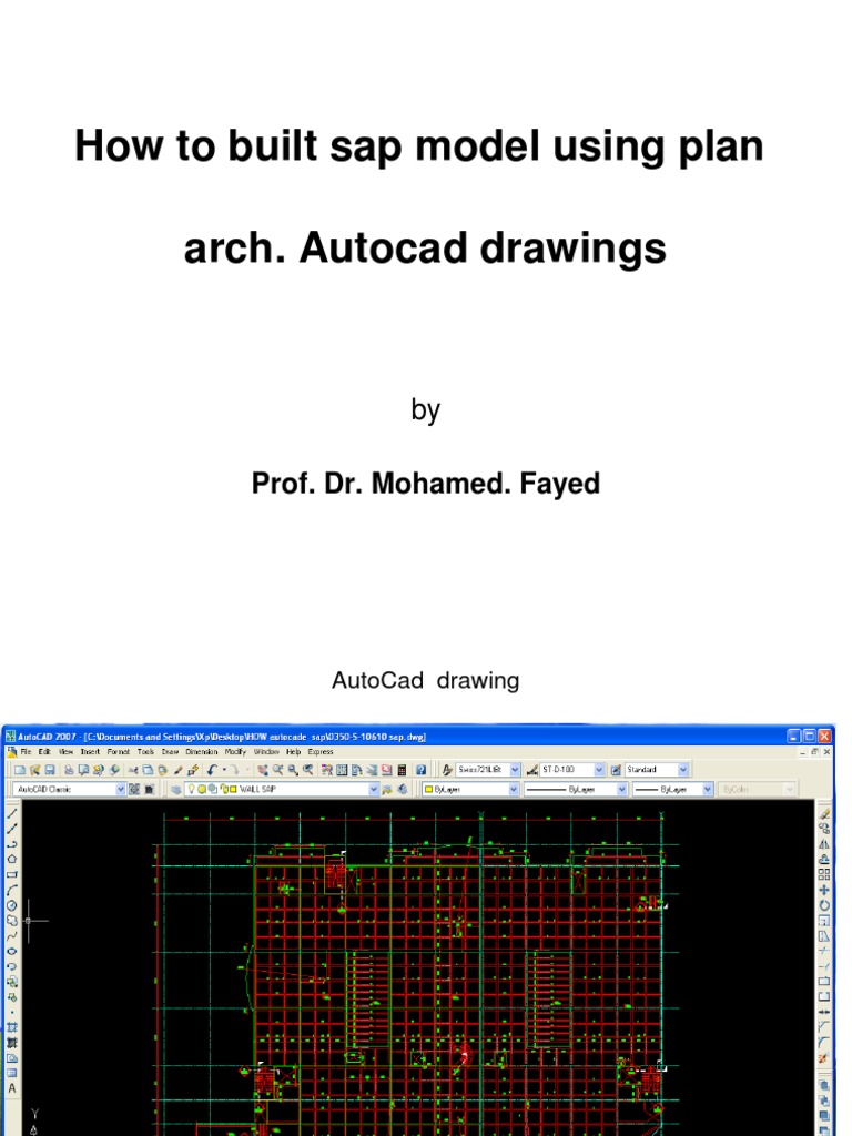 AutoCad Drawing To Sap | PDF