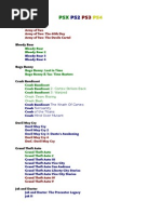 Complete PS2 Games List A-Z | PDF