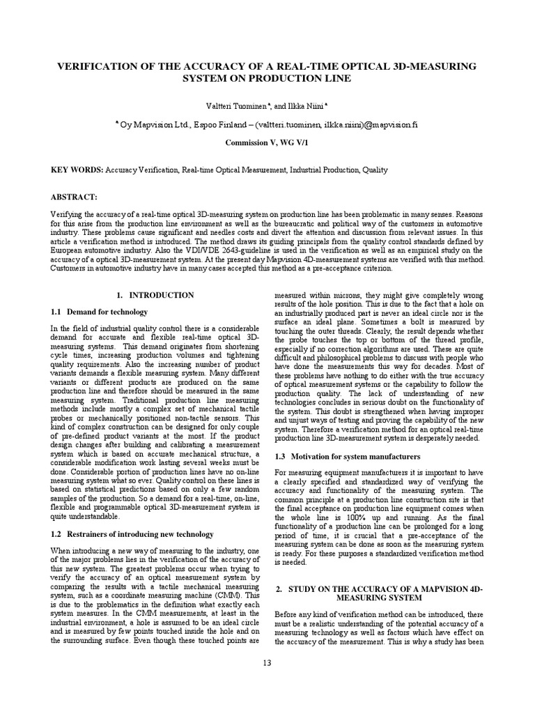 CG CGK Study | PDF | Accuracy And Precision | Measurement