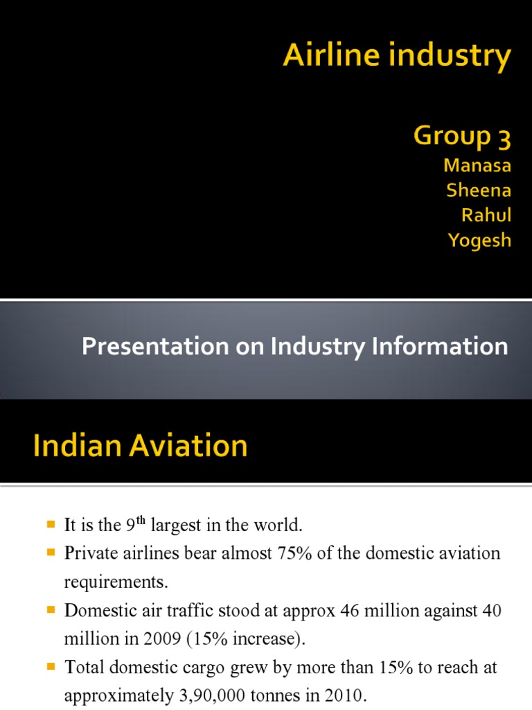 Airline Industry Ppt | Transport Companies | Aviation