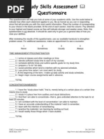 PDF Academic Performance Questionnaire | PDF