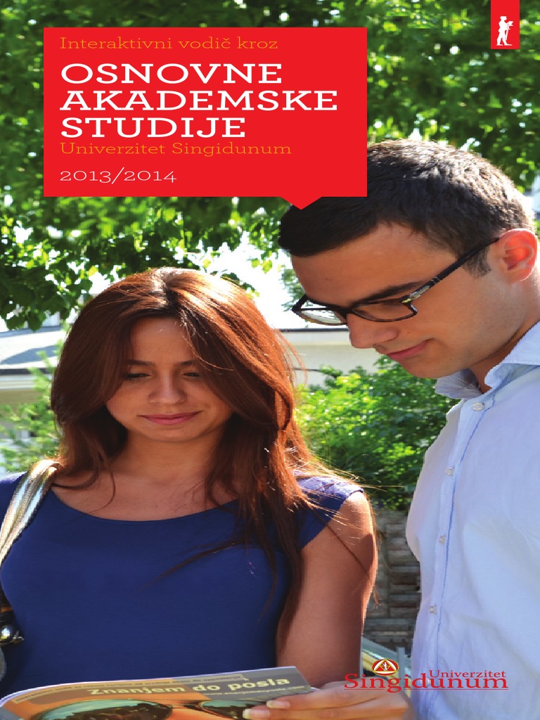 Osnovne - Studije - Katalog Singidunum | PDF