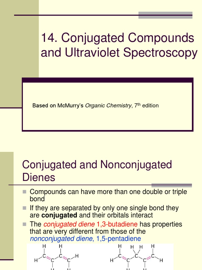 Conjugated Compounds | PDF | Ultraviolet–Visible Spectroscopy ...