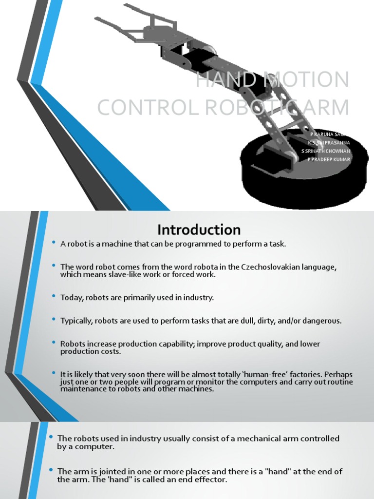 Robotic Arm | PDF | Robot | Robotics