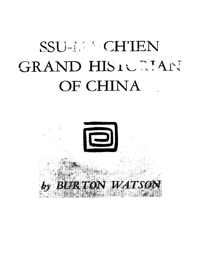 Ssu Maa Chien | PDF | Confucianism | Barbarian