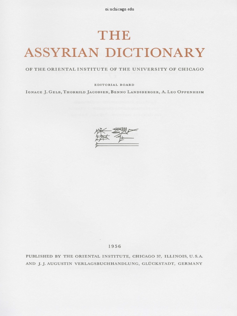 The Assyrian Dictionary | Download Free PDF | Babylonia | Archaeology