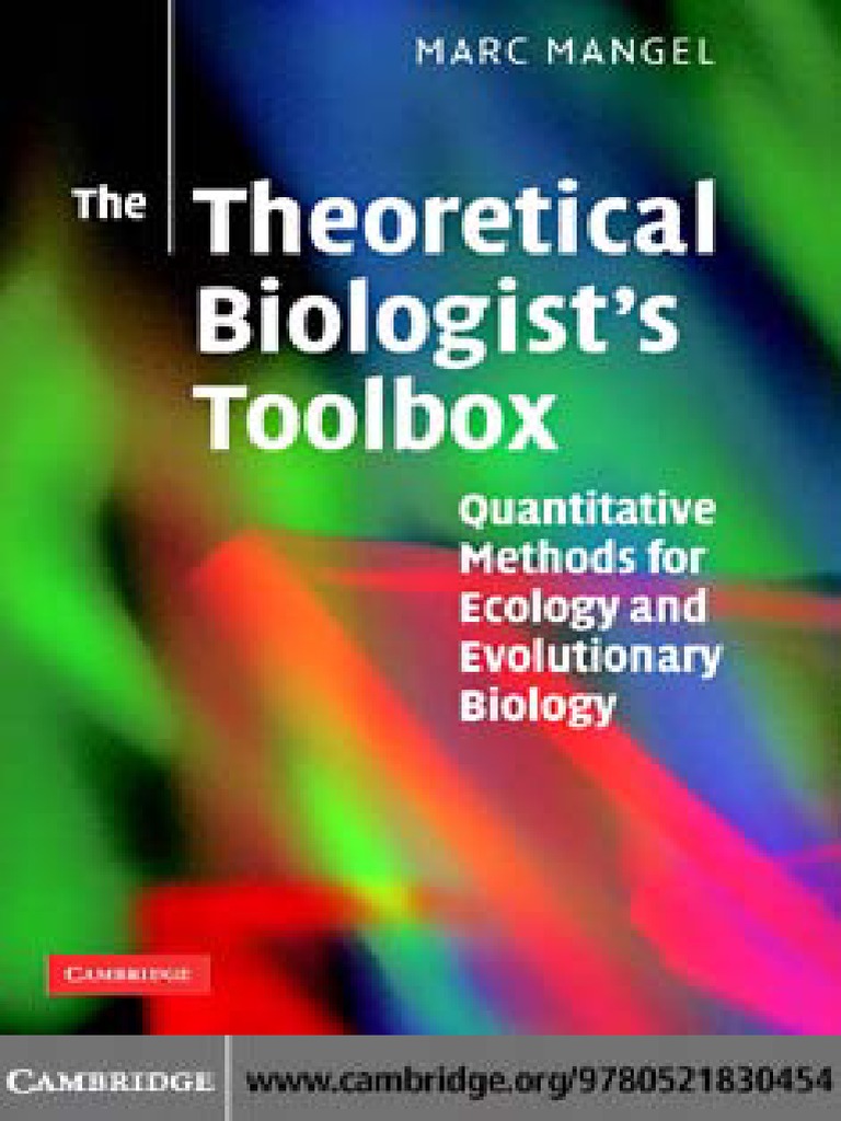 Mangel - The Theoretical Biologist's Toolbox - Quantitative Methods For ...