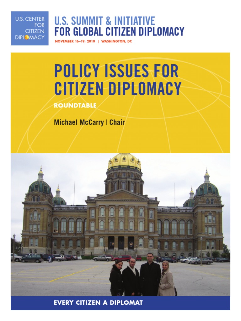 Policy Issues for Citizen Diplomacy Roundtable | Public Diplomacy ...