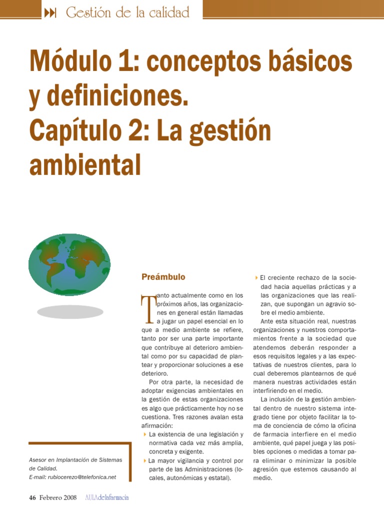 Conceptos Basicos de Gestion Ambiental | PDF | La contaminación del agua | Contaminación