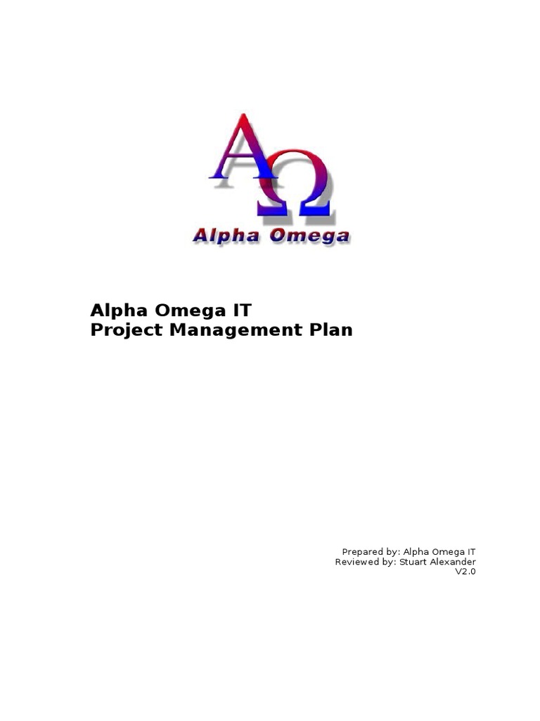 Project Management Plan Example | PDF | Computing | Computing And ...