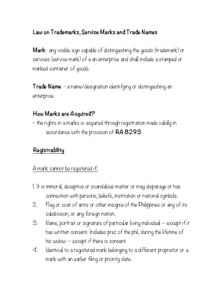 Law On Trademarks | PDF | Trademark | Monopoly (Economics)