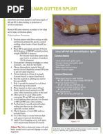 Emra Sportsmedicine Splint Guide PDF | PDF | Thumb | Hand
