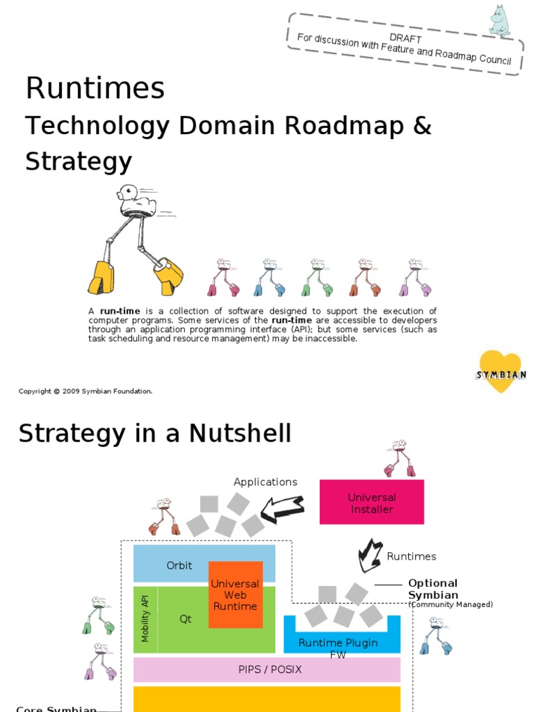 Runtimes Roadmap Q3 2009 v0.4 | PDF | Runtime System | Application Software