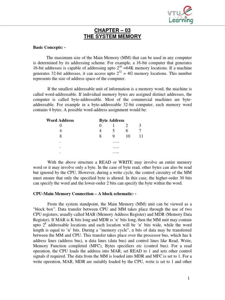 Unit3 CRR | PDF | Cpu Cache | Computer Data Storage