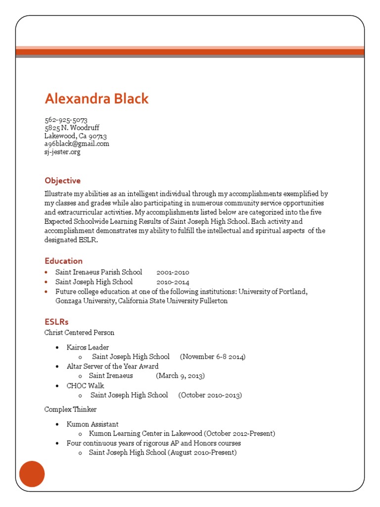 Senior Capstone Resume | PDF