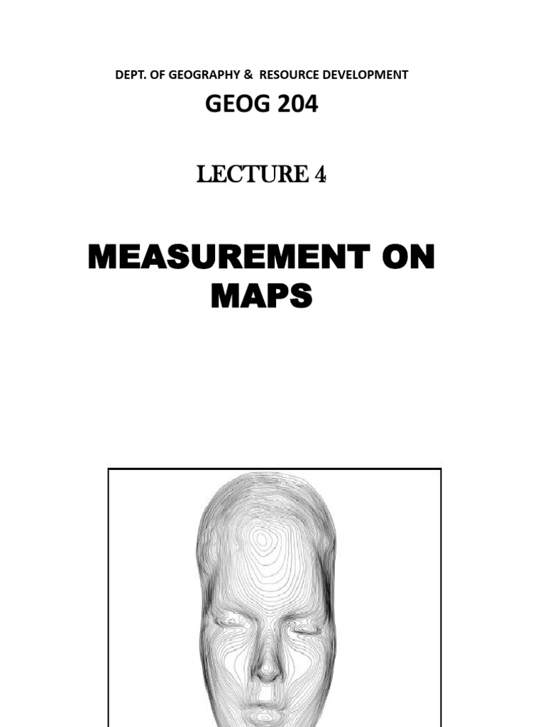 GEOG 204: Measurement On Maps | PDF | Map | Teaching Mathematics