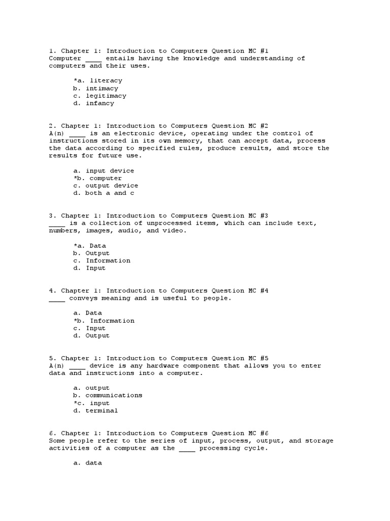 BIS202 Test Bank New | PDF | Personal Computers | Computer Data Storage