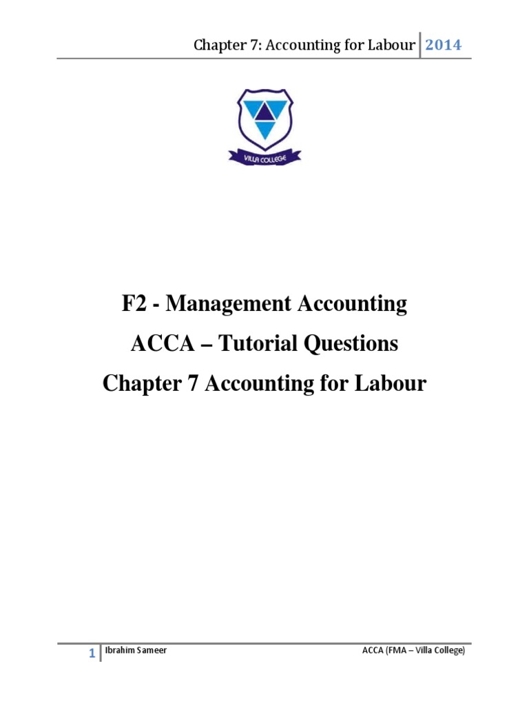 Labour Accounting Ratios and Calculations | PDF | Overtime | Labour ...