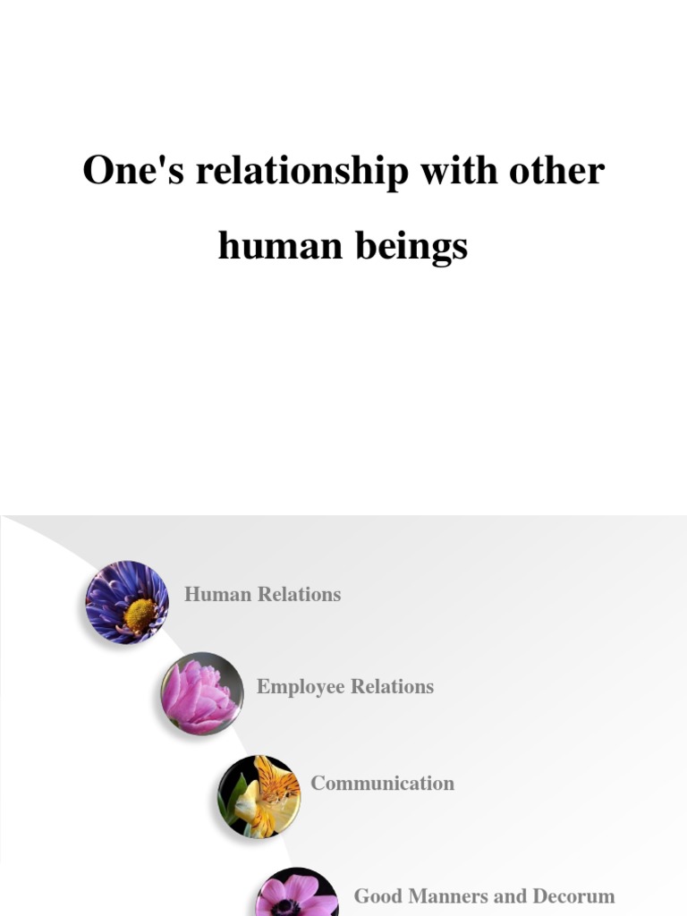 Human Relations | PDF | Smile | Human