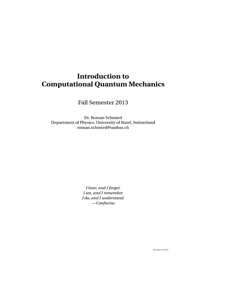 Comp QM | PDF | Matrix (Mathematics) | Eigenvalues And Eigenvectors