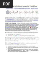 Crystallography Notes | PDF | Crystal Structure | Crystal