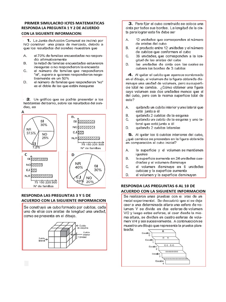 Primer Simulacro Icfes Matematicas