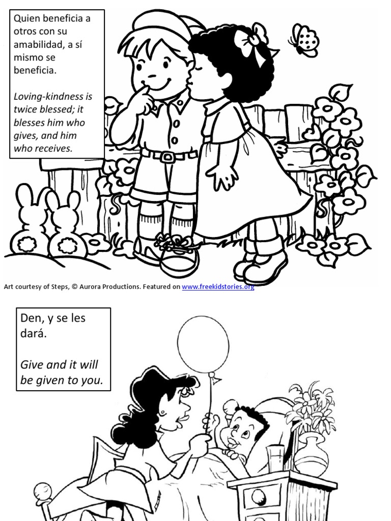 Generosidad: Paginas para Pintar - Generosity Coloring Pages | PDF