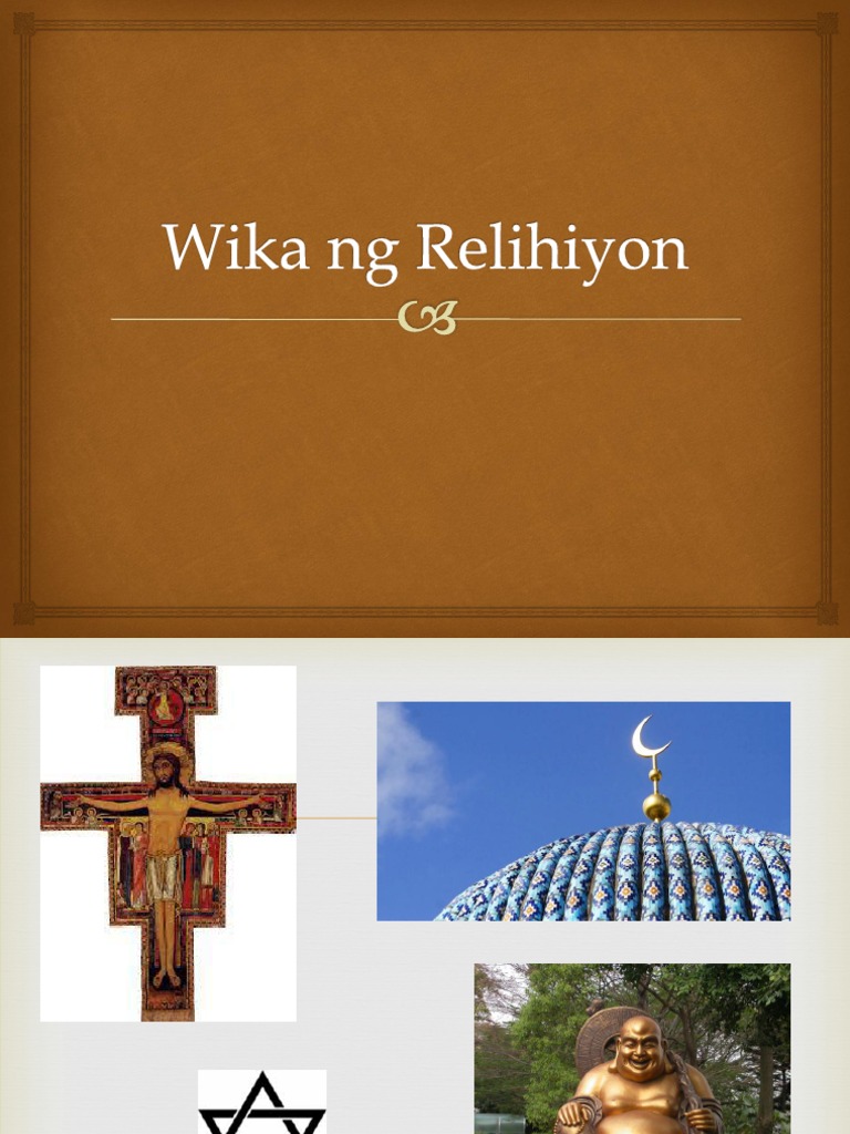 G6 - Wika NG Relihiyon | PDF