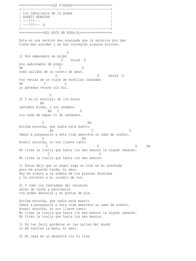 Avanti Morocha | PDF