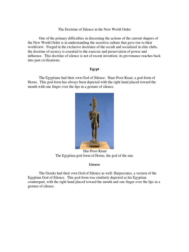 The Sign of Silence | Thelema | Religion And Belief