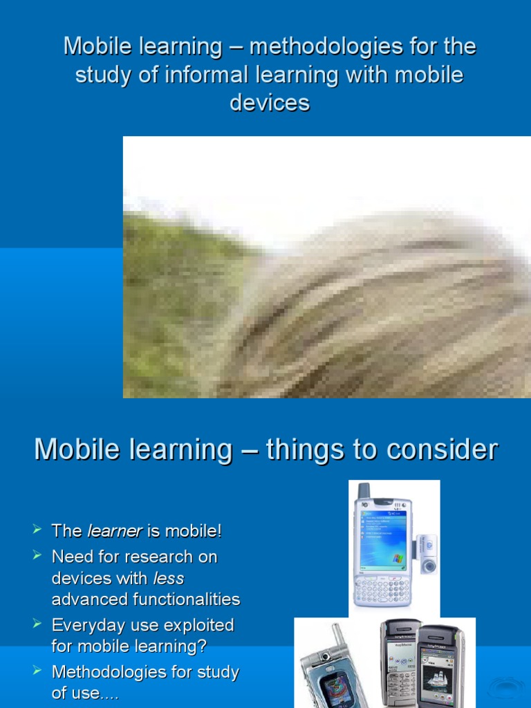 Mobile Learning Methodologies Overview | PDF | Ethnography | Mobile Phones