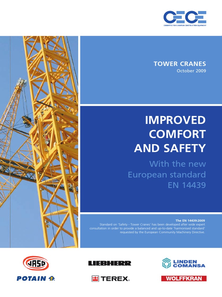 En 14439 Eng | PDF | Crane (Machine) | Safety