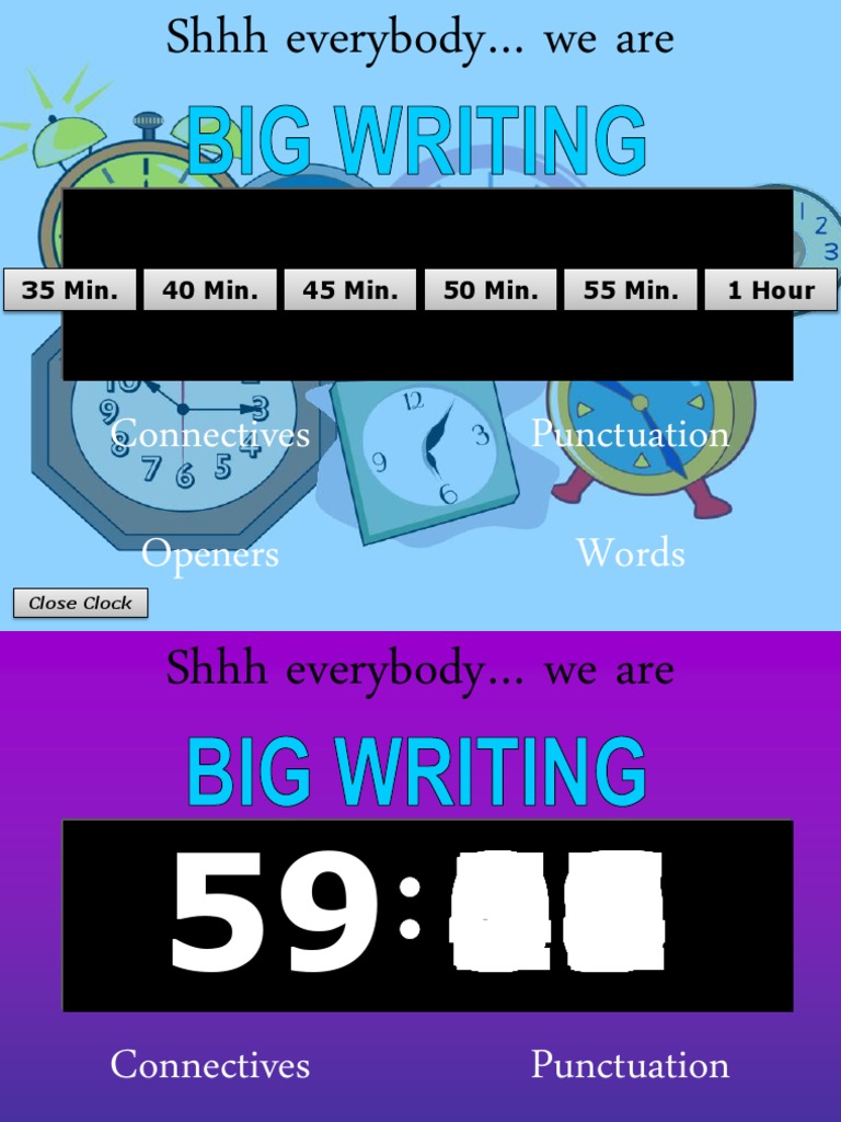 Big Write Timer | PDF | Syntax | Morphology
