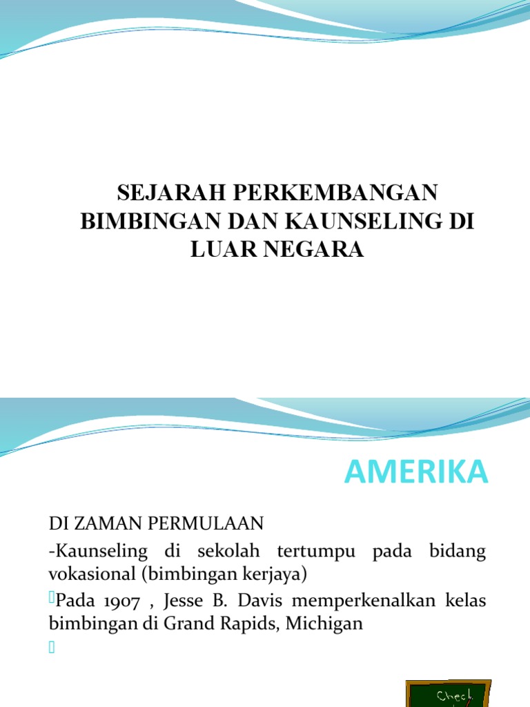 Sejarah Perkembangan BK | PDF