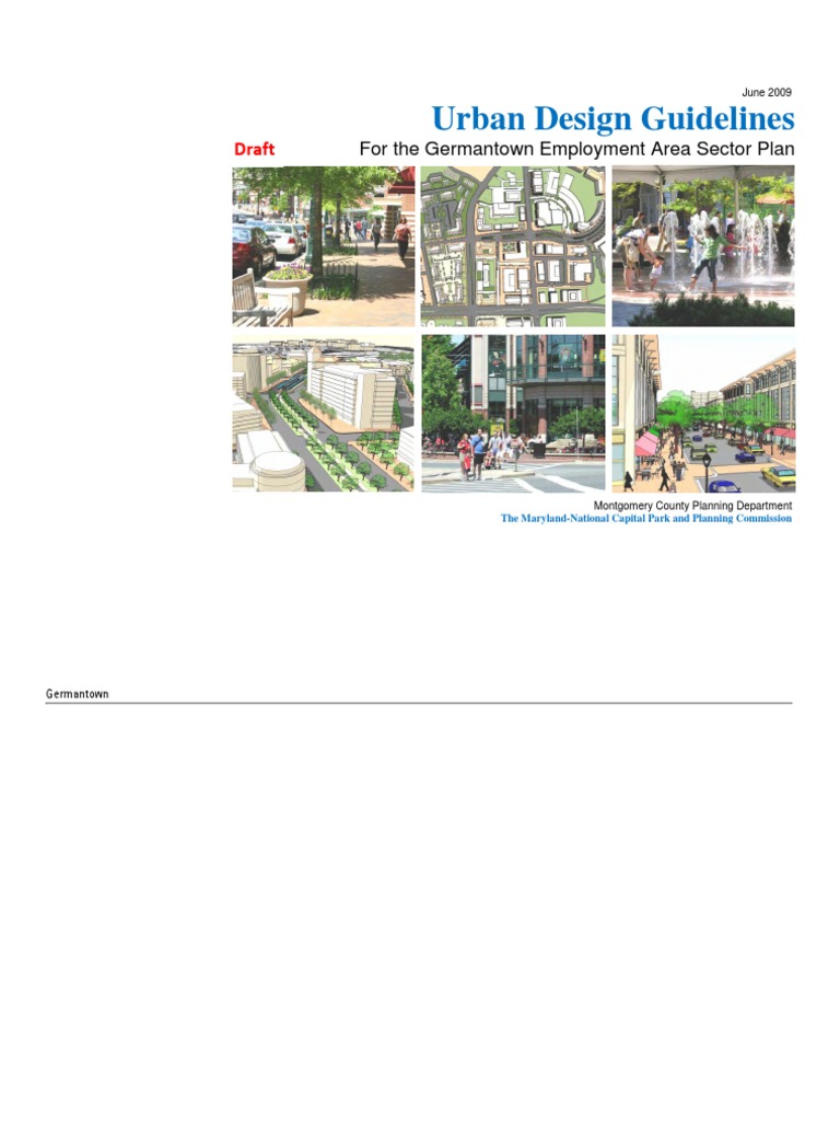 Germantown Urban Design Guidelines | PDF | Street | Parks