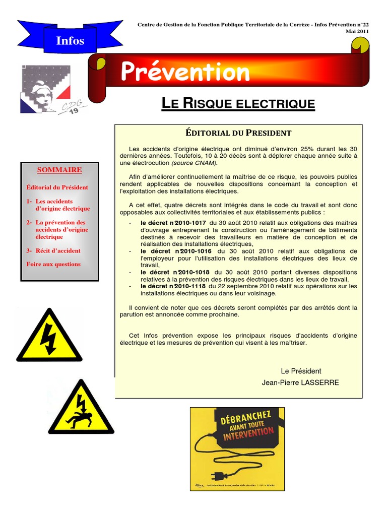 22 Le Risque Electrique | PDF