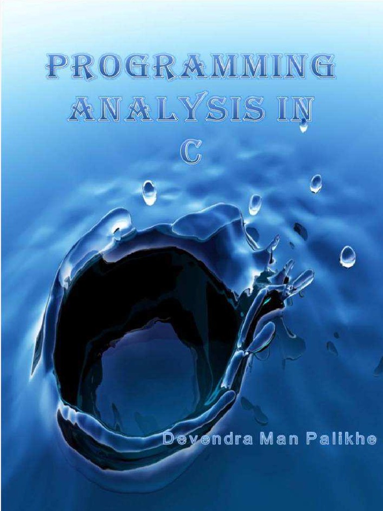 Programming Analysis in C (2E) | PDF | Matrix (Mathematics) | Subroutine
