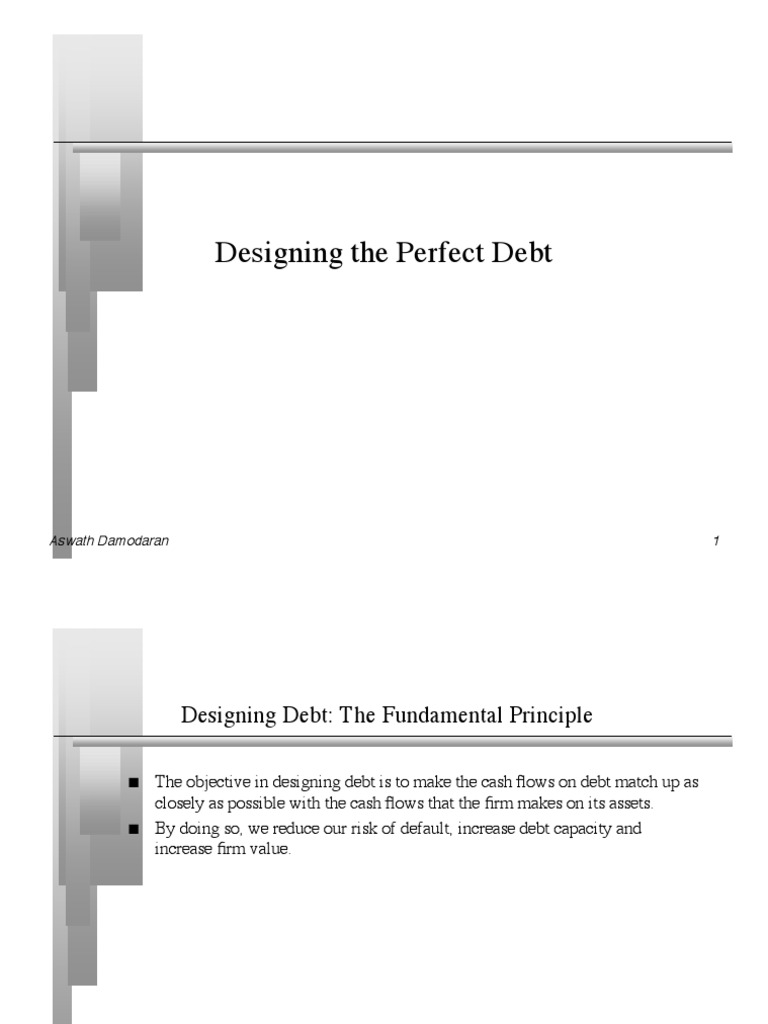 Debt Design | PDF | Bond Duration | Bonds (Finance)