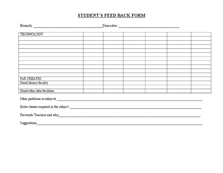 Student Feedback on Technology Course | PDF