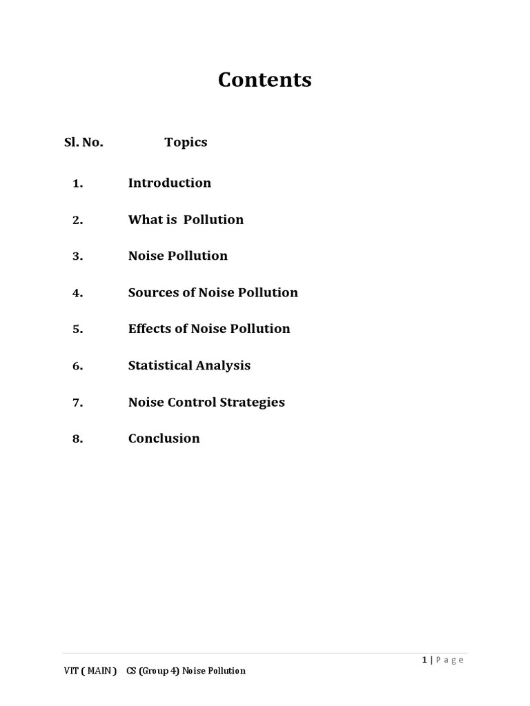 Noise Pollution | PDF | Sound | Pollution