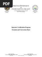 WWformulas - Cheat Sheet | PDF | Environmental Engineering | Chemical ...